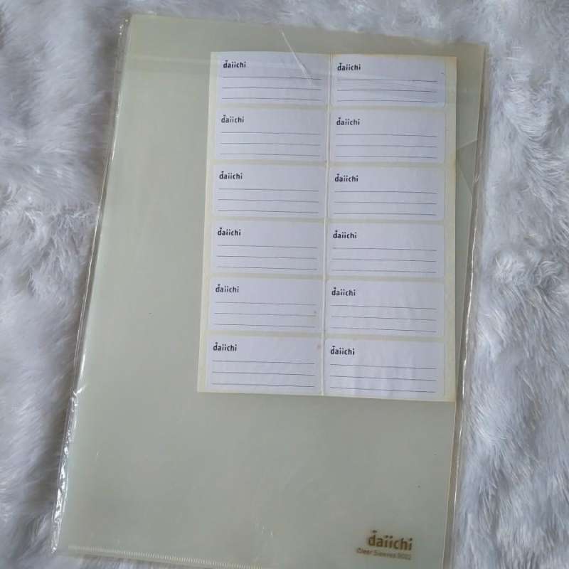 Jual MAP Plastik Bening - daiichi clear sleevs 9002 - Putih di Seller ...