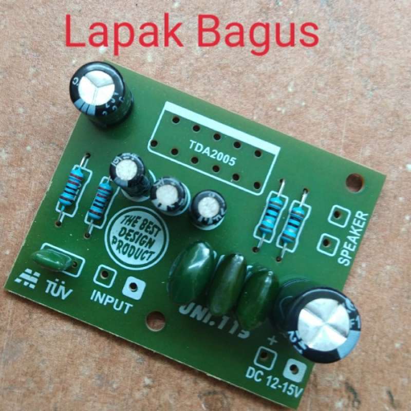 Jual kit power ampli tda2005 BTL PMPO 40W mono tanpa IC - NoIc PCB ...