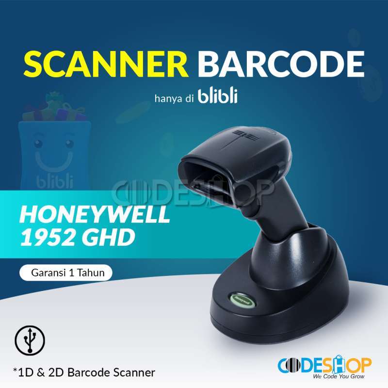 Jual Honeywell 1952 Ghd Scanner Barcode 2d Imager Cordless Di Seller ...