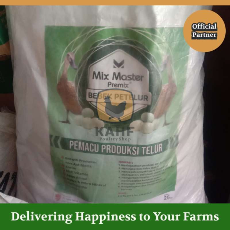 Jual Mix Master Bebek Petelur 1 kg - Suplemen Pakan untuk Itik Petelur ...