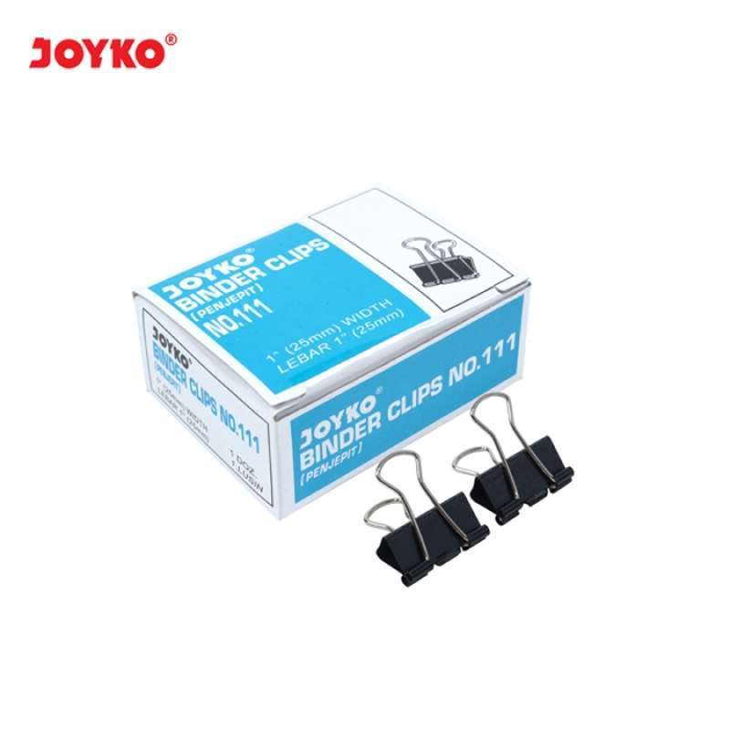 Jual Nokida Penjepit Kertas Joyko No.111 / Binder Clip / Klip / 1 BOX ... Jual Nokida Penjepit Kertas Joyko No.111 / Binder Clip / Klip / 1 BOX ...