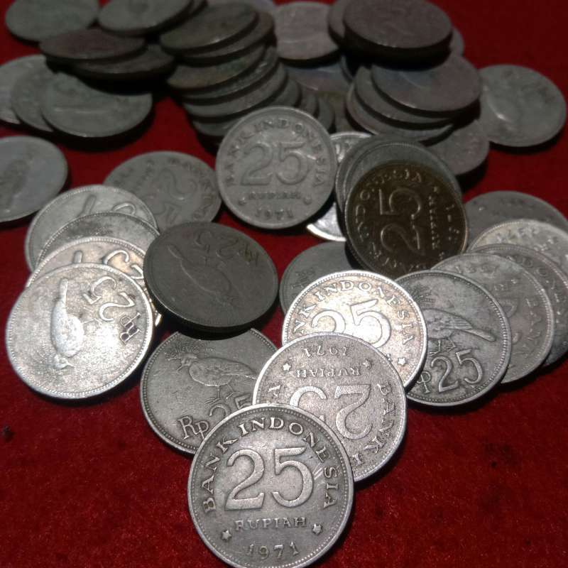 Jual Koleksi Koin Kuno 25 Rupiah Tahun 1971 Di Seller Uang Kuno Makassar - Lembo, Kota Makassar ...