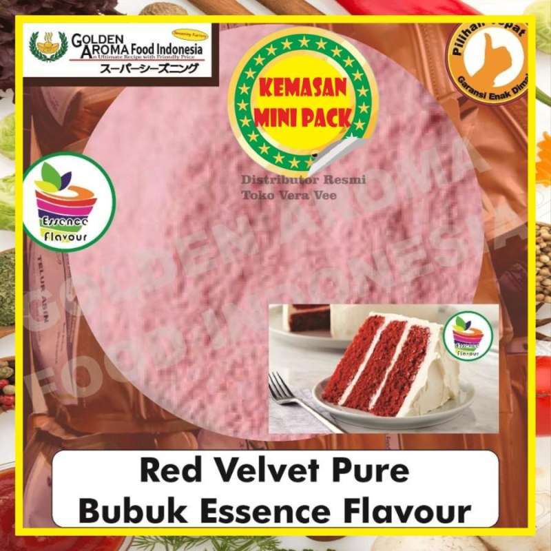 Jual Bubuk Red Velvet 50Gr Tepung Essen Flavor Ekstrak Red Velvet ...