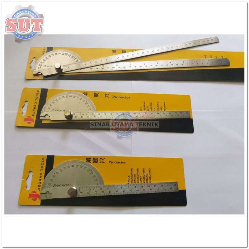 Jual Protractor Busur Derajat Alat Ukur Sudut Penggaris Sudut Derajat ...