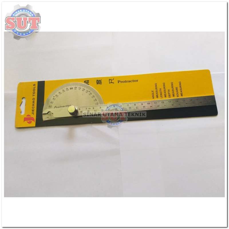 Jual Protractor Busur Derajat Alat Ukur Sudut Penggaris Sudut Derajat ...