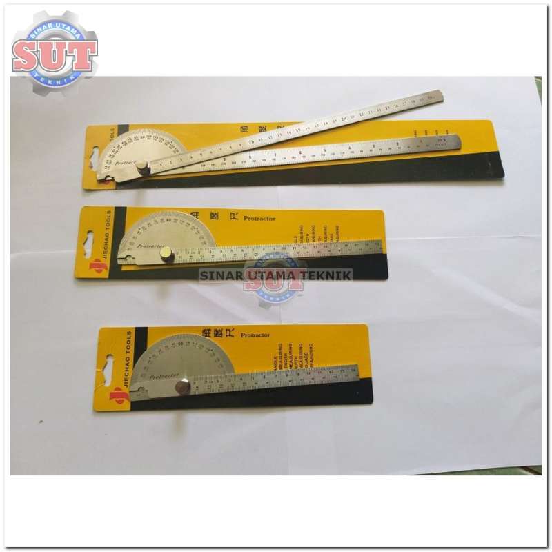 Jual Protractor Busur Derajat Alat Ukur Sudut Penggaris Sudut Derajat ...