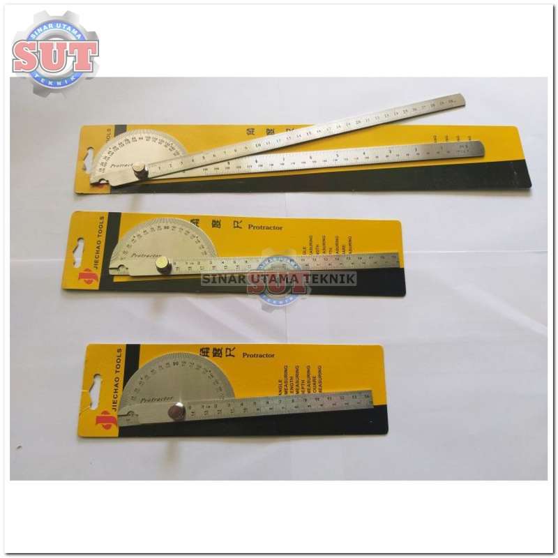Jual Protractor Busur Derajat Alat Ukur Sudut Penggaris Sudut Derajat ...