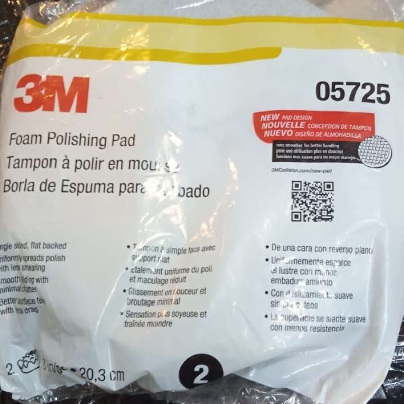 Jual Busa poles 3M 05725 foam polishing pad perfact it, ( hitam ) di ...