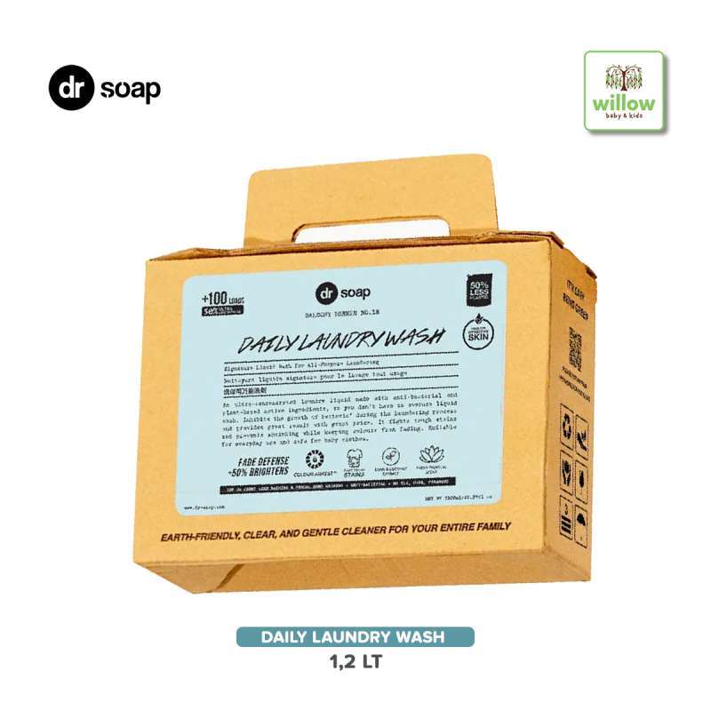 Promo Dr. Soap Daily Laundry Wash 1.2l - Deterjen Laundry Diskon 10% Di ...