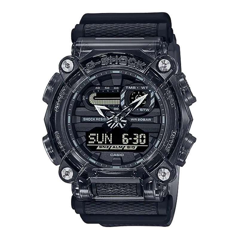 Jual Casio G-Shock GA-900SKE-8AJF Black-White Skeleton Digital Analog ...