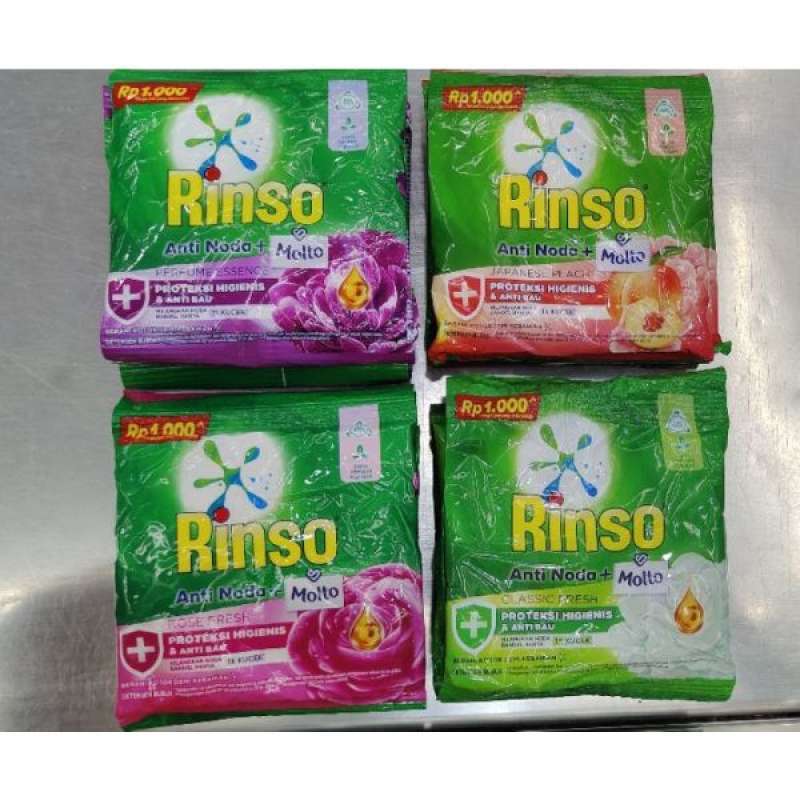 Jual RINSO ANTI NODA + MOLTO SACHET di Seller TOKO ASIA BARU - Kota ...