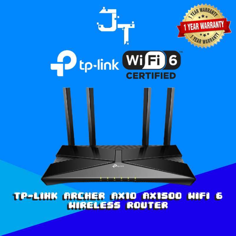 Promo Tplink Archer Ax10 Ax1500 Wi-Fi 6 Router Diskon 10% di Seller ...
