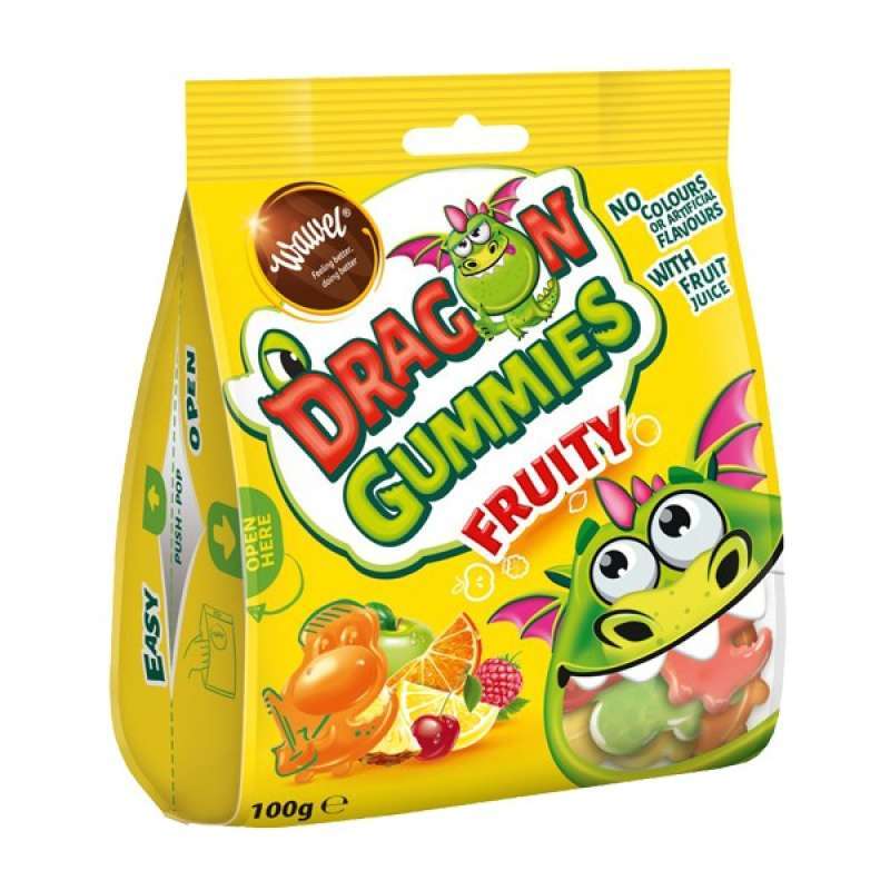 Jual Wawel Dragon Gummies Fruity 100gr di Seller A to Z Family Store ...
