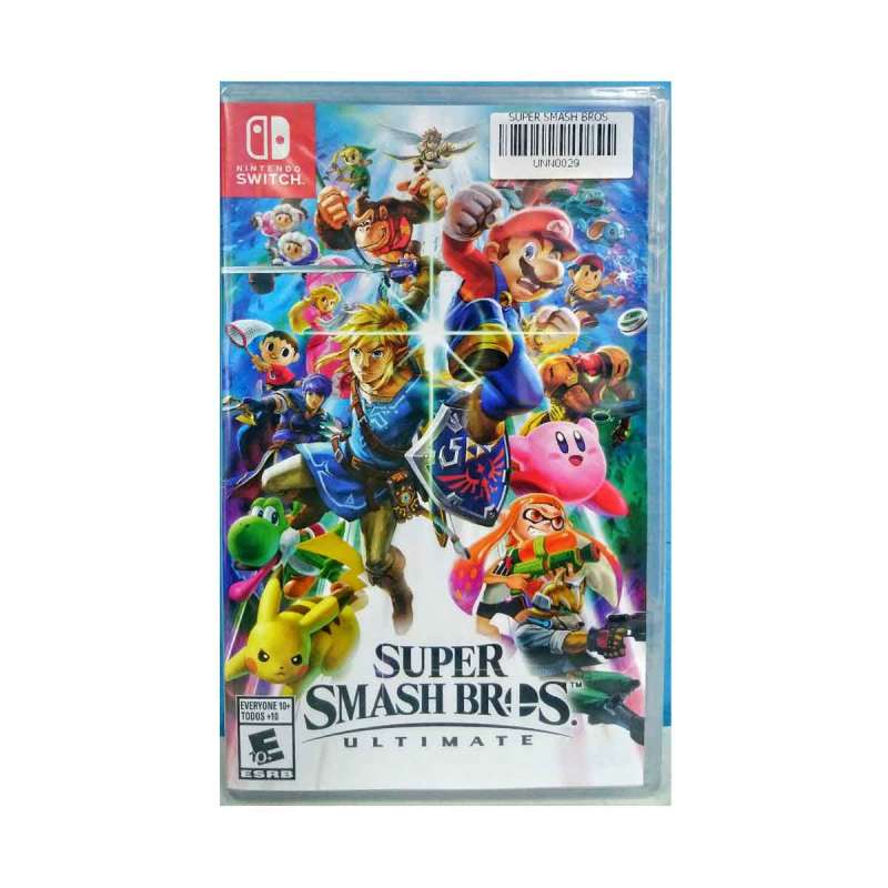 Jual Nintendo Switch Super Smash Bros Ultimate Cartridge Game Asia Version US Cover di Seller ...