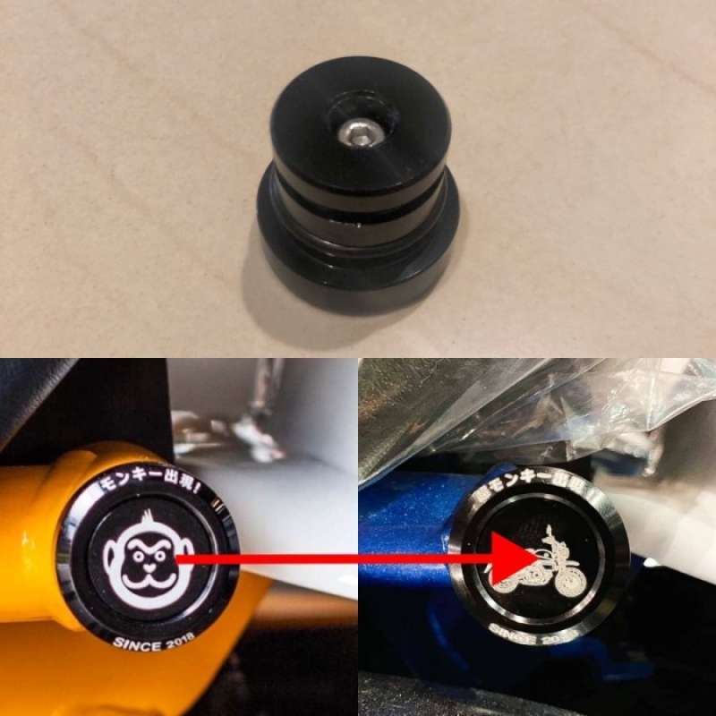 Jual Cnc Aluminum Plug Penutup Baut Rangka Frame Cap Honda Monkey 125 ...
