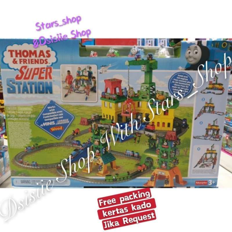 Promo Thomas And Friends Trackmaster Super Station Trackset Original ...