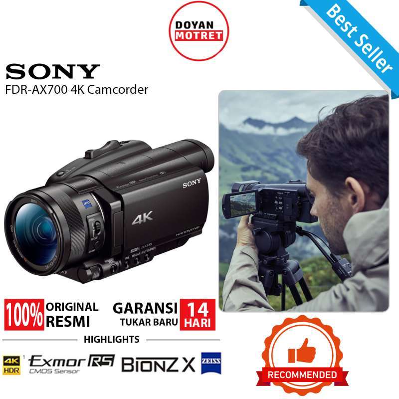 Jual Sony FDR AX700 4K Camcorder GARANSI RESMI di Seller Doyan Motret - Gunung Sahari Utara ...
