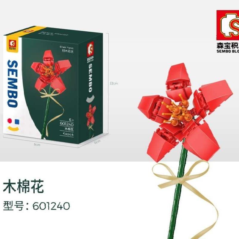Jual Lego Bunga Sembo Block Florict mainan lego bunga Hiasan Bunga Lego ...