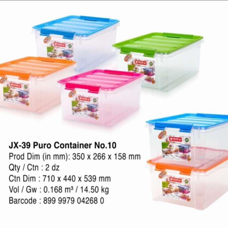 Jual storage box multifungsi, kontainer puro lion star no 10 di Seller ...