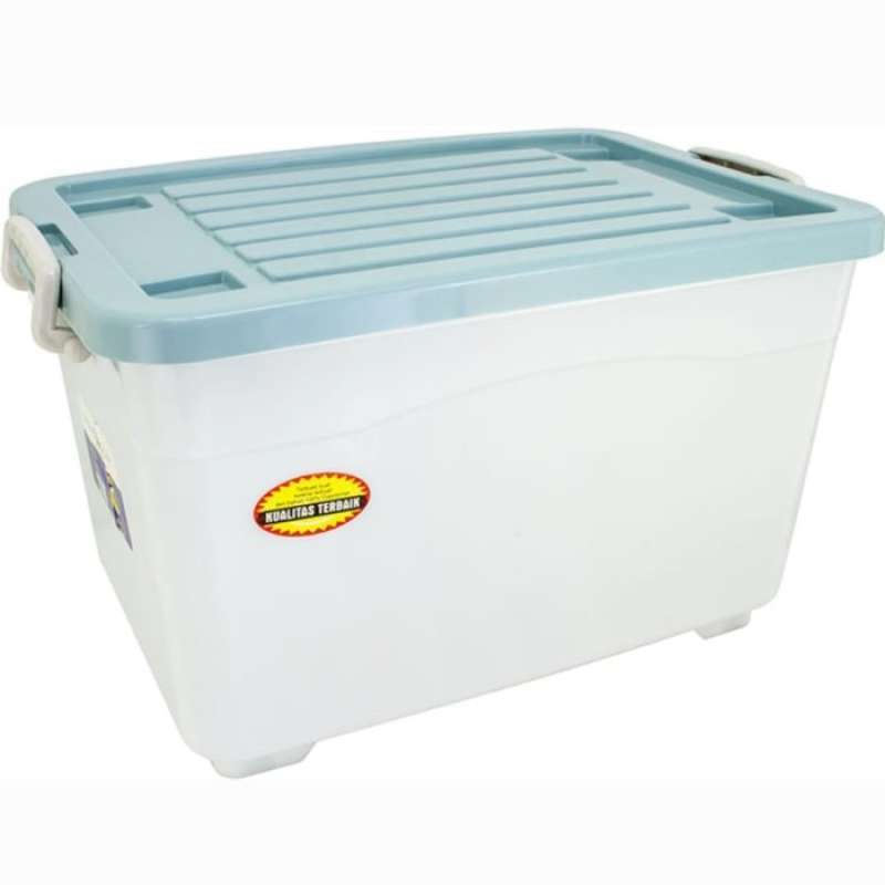 Jual Green Leaf 7880 Container Box Dgn Roda 50 Liter Kotak Plastik ...