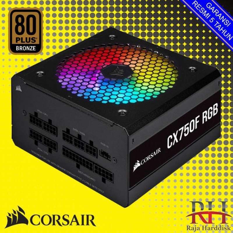 Jual Corsair CXF RGB Series 750W Full Modular - Bronze / CX750F PSU ...