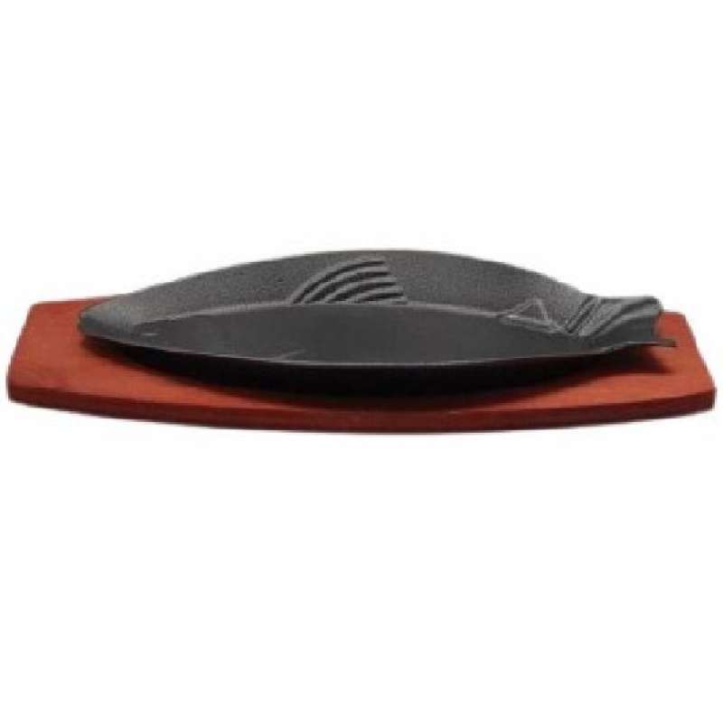 Jual Hot Plate Ikan Ozzy 32 X 17 Cm + Tatakan Kayu Di Seller Toko Mega ...