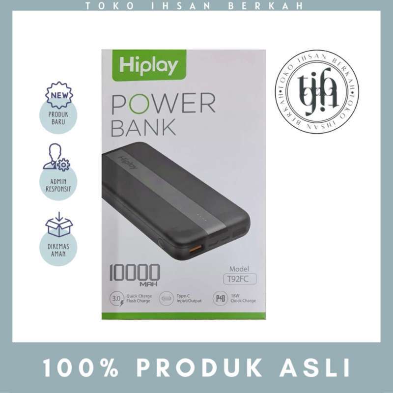 Jual Hiplay Powerbank 10000mah Quick Charger 3.0 Di Seller Toko Ihsan ...