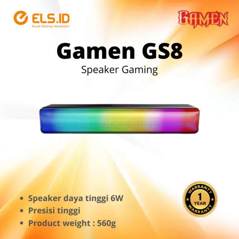Promo GS8 Gamen Speaker Gaming Soundbar Diskon 16% di Seller ELS Computer Official Store - ELS ...