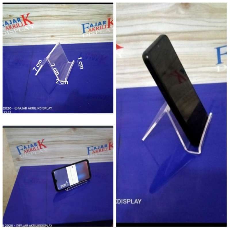 Promo standing hp / tempat pajangan hp / display stand hp Diskon 35% di ...