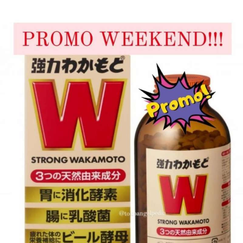 Promo Wakamoto Strong 1000 Pil-Original Jepang Diskon 17% di Seller EDOGAWA STORE - Kalibata ...