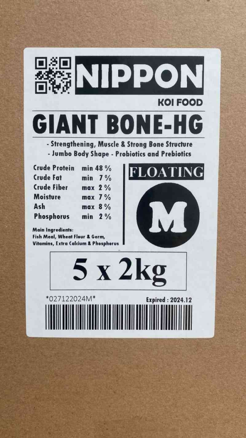 Jual Nippon Giant Bone High Growth koi food 2kg di Seller Kratos ...