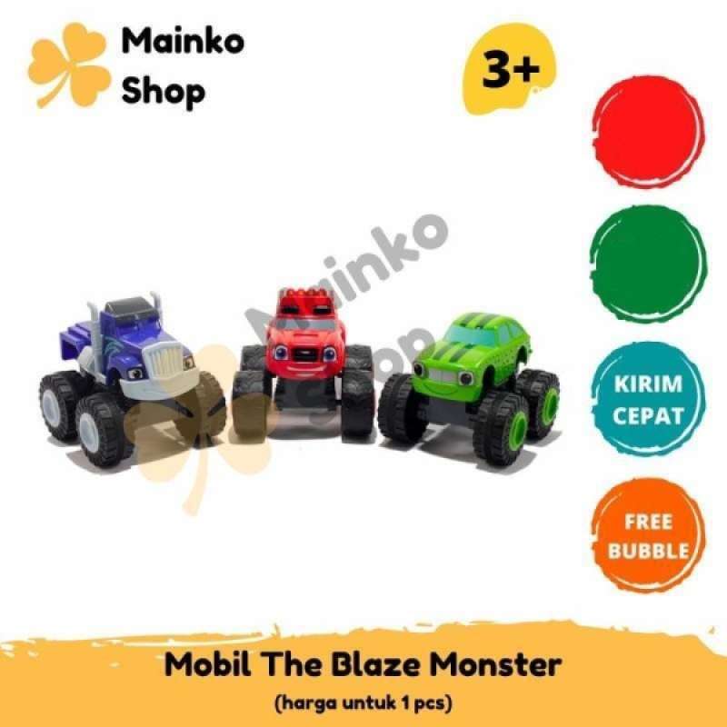 Jual Mobil Blaze And The Monster Machine Crusher Pickle Medium Truck di ...