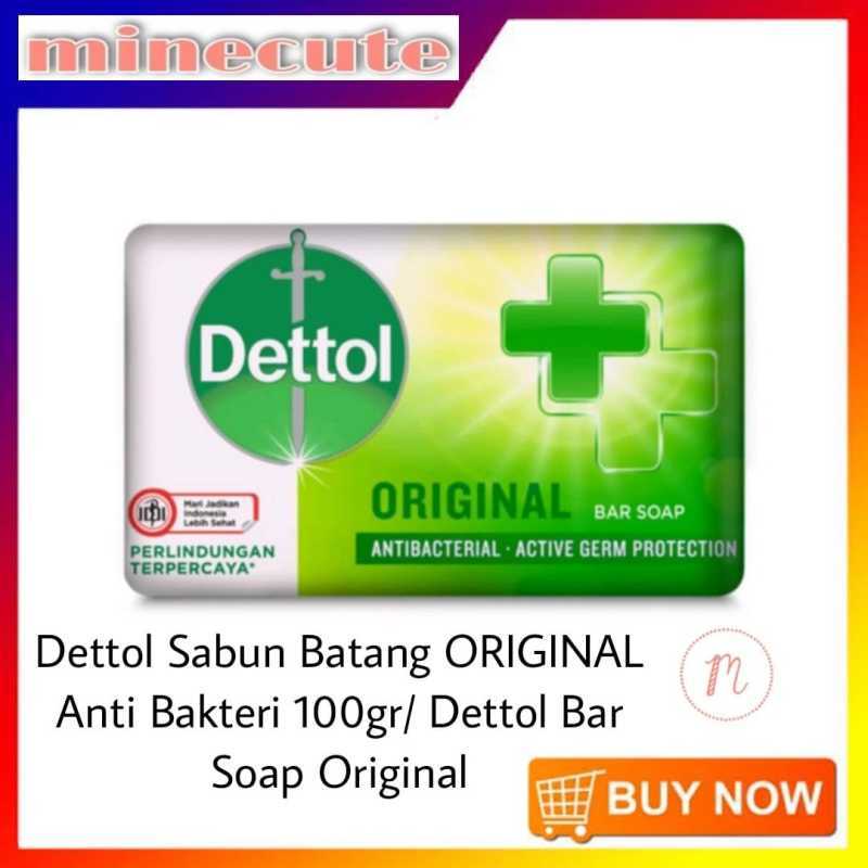 Jual Dettol Bar Soap ORIGINAL 100gr/ Dettol Sabun Batang ORIGINAL ANTI ...