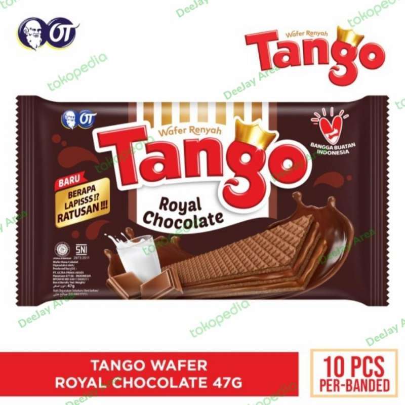 Jual Wafer Tango Royal Chocolate Coklat 47gr Karton 1 Kartonan Di ...