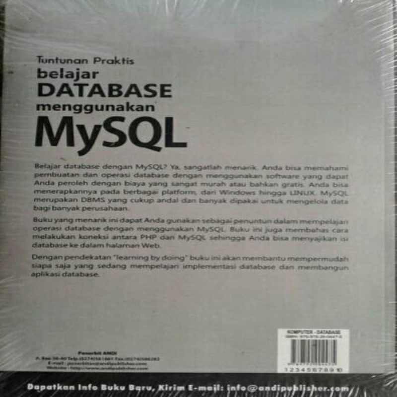 Promo Promo Buku Tuntunan Praktis Belajar Database Menggunakan Mysql ...