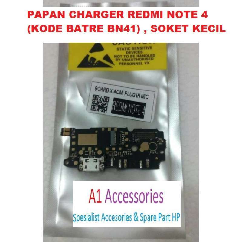 Jual FLEXIBLE XIAOMI REDMI NOTE 4 SOKET KECIL / NARROW BOARD PAPAN PCB ...