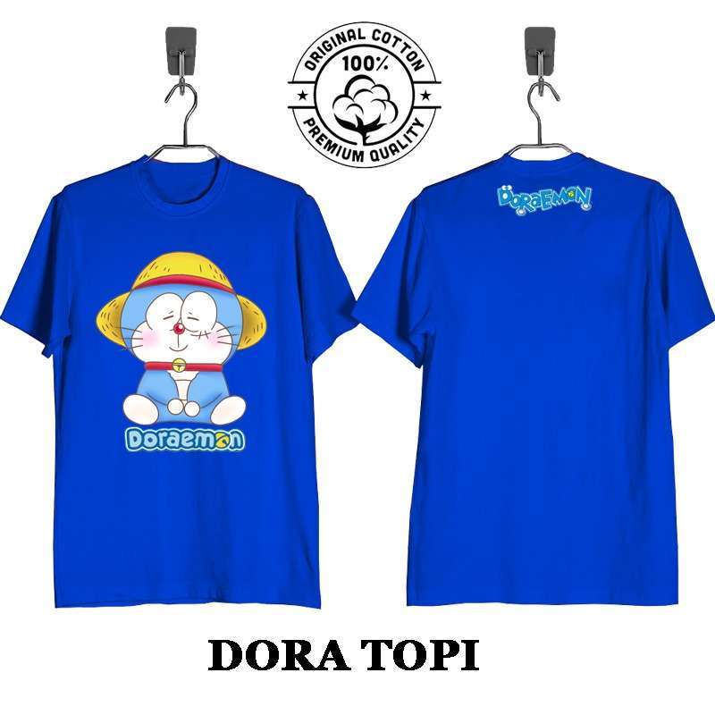 Jual Kaos DORAEMON FANTASIA DORA TOPI BIRU di Seller TOKONEOFANTASIA ...