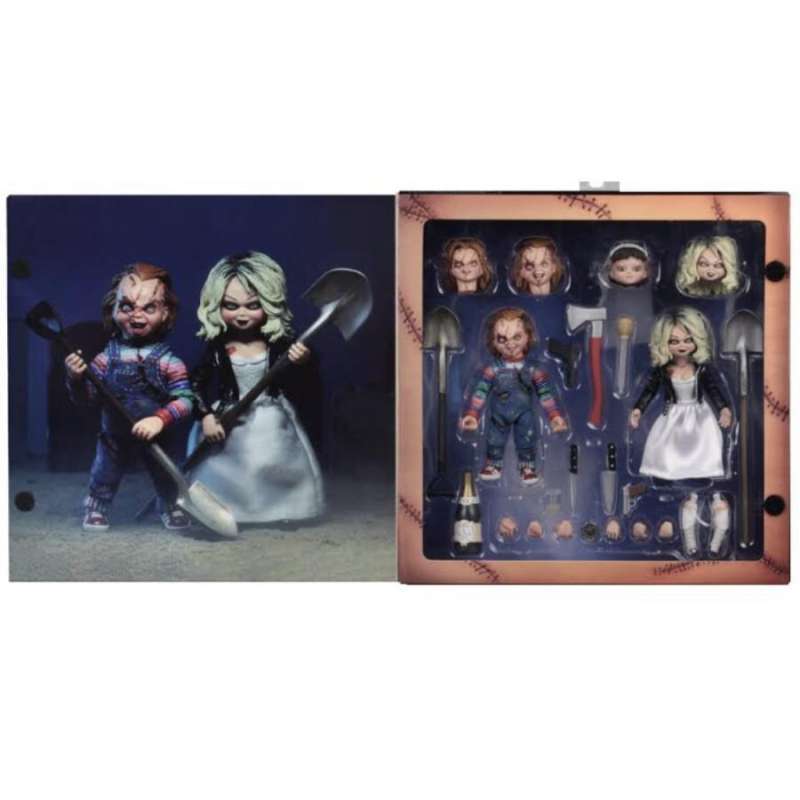 Jual Neca Ultimate Chucky & Tiffany Bride Of Chucky Good Guys 4 inch ...
