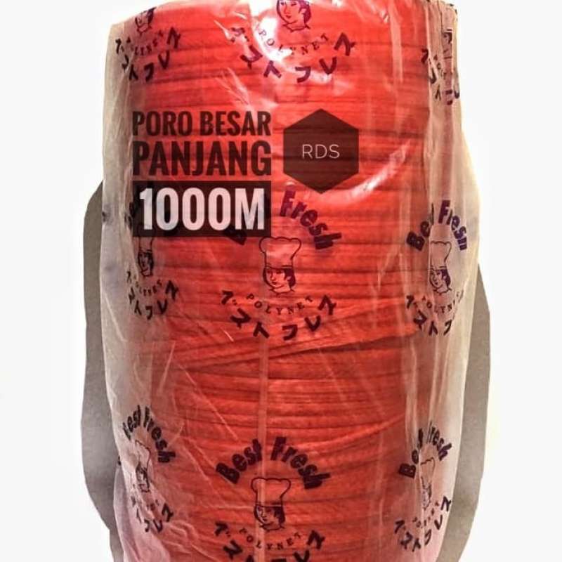 Promo Polynet Roll Besar Warna Merah Merk Best Fresh Panjang 1000m ...