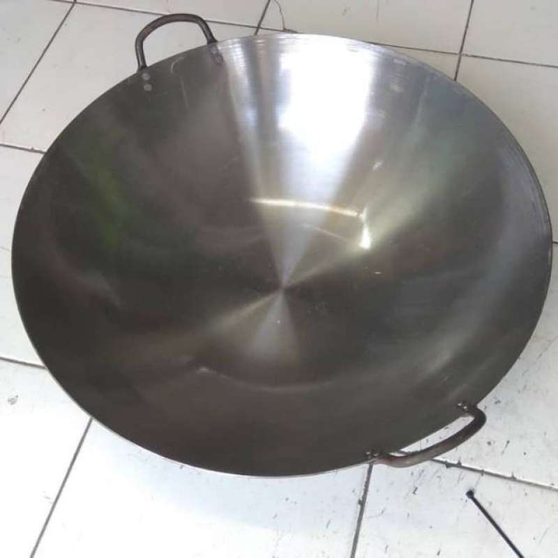 Jual Wajan / kuali / wok / wajan plat baja 60cm 60 cm VIA GOJEK di ...