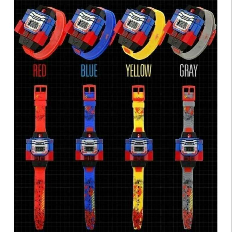 Jual Jam Tangan Anak Robot Transformer / Jam Robot Transformers Dan ...