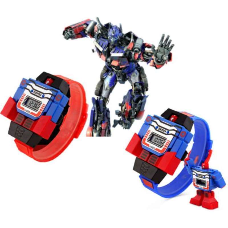 Jual Jam Tangan Anak Robot Transformer / Jam Robot Transformers Dan ...