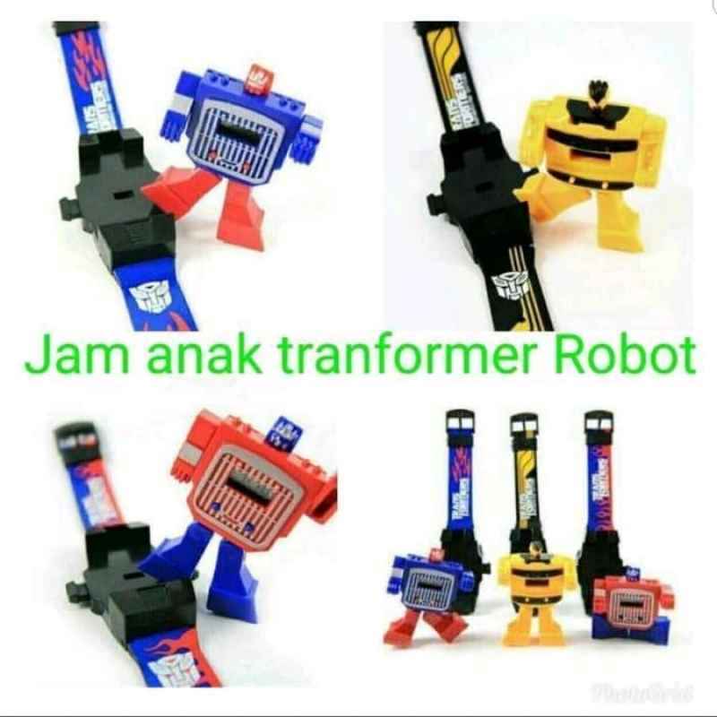Jual Jam Tangan Anak Robot Transformer / Jam Robot Transformers Dan ...