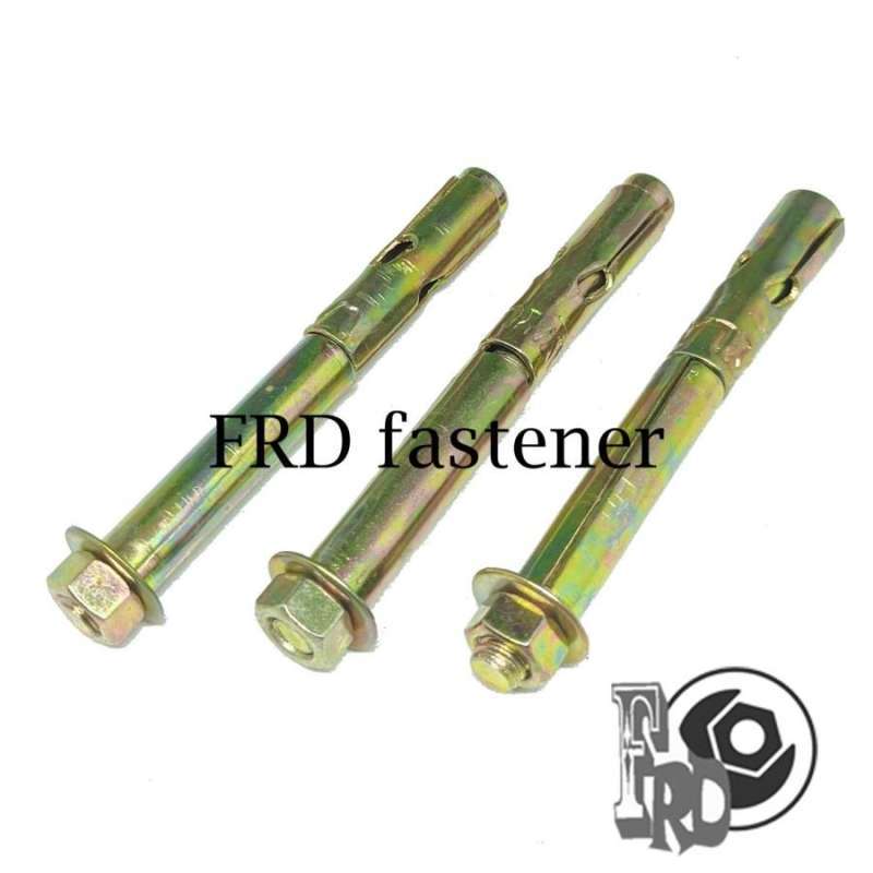 Jual DYNA BOLT BAUT TANAM BETON M8 DRAT 12 MM / BAUT COR 12MM KUNCI 14 ...