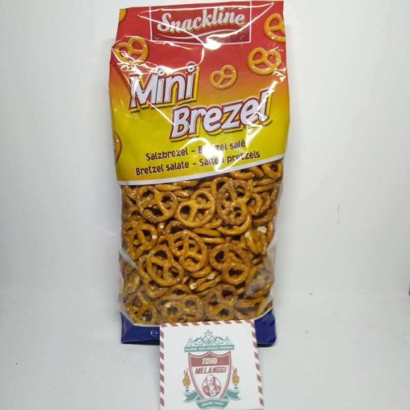 Promo Snackline Mini Brezel 300 gr Snack Line Pretzel Bretzel Pretzels ...