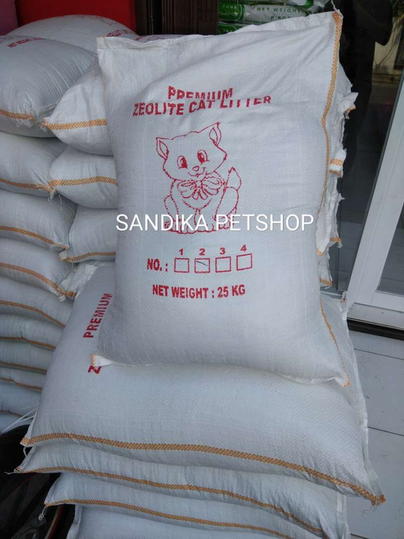 Jual Pasir Kucing / Cat Litter Pasir Zeolite 25 Kg Khusus Gojek di ...