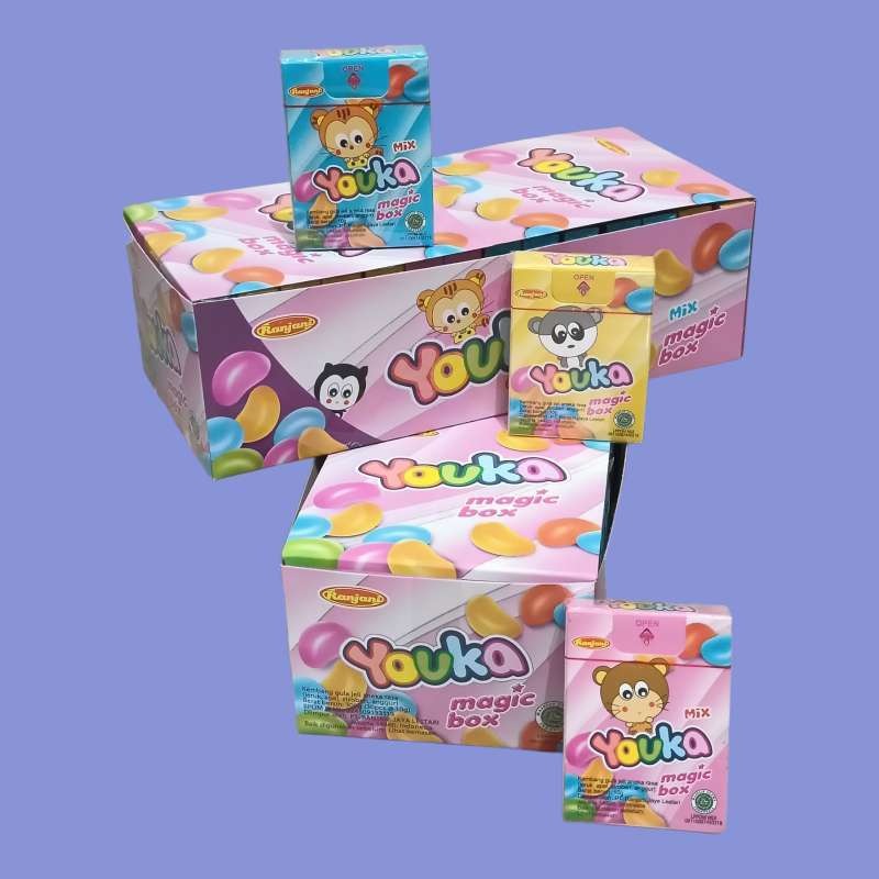 Jual Ranjani Youka Magic Box Permen Jelly 10gr [30 kotak/box] di Seller ...