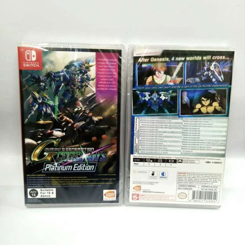 Jual Switch SD Gundam G Generation Cross Rays platinum Edition di ...