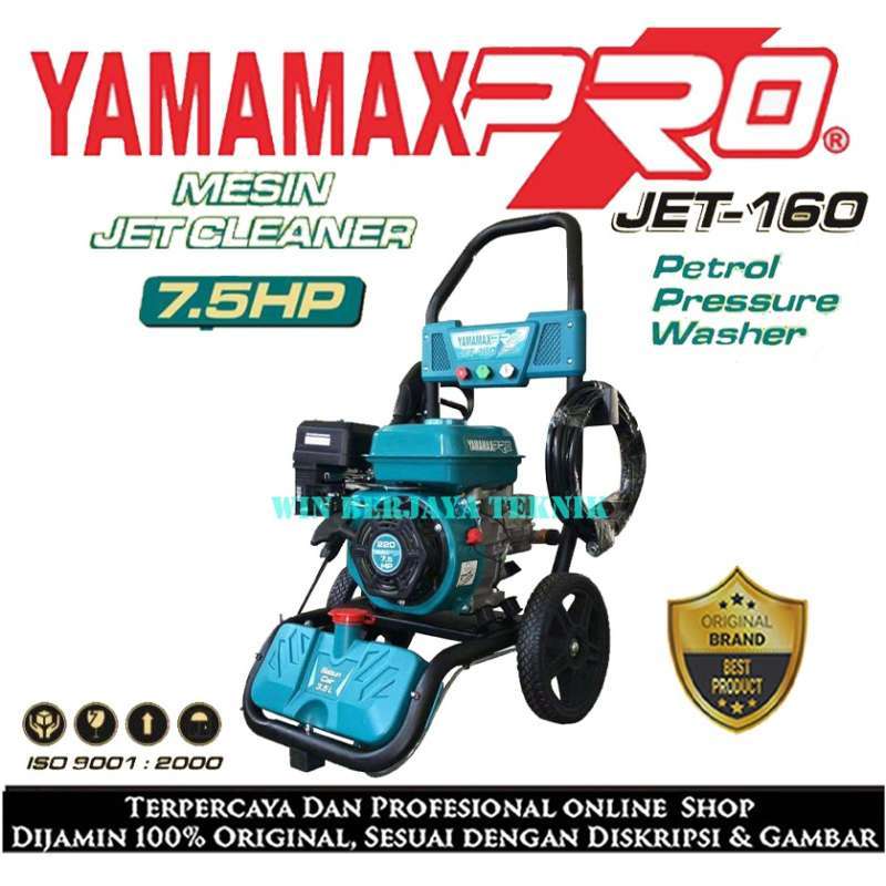 Jual Mesin Steam Cuci Motor Mobil High Pressure Washer 200 Bar Jet Cleaner Yamamax Pro Jet-160 ...