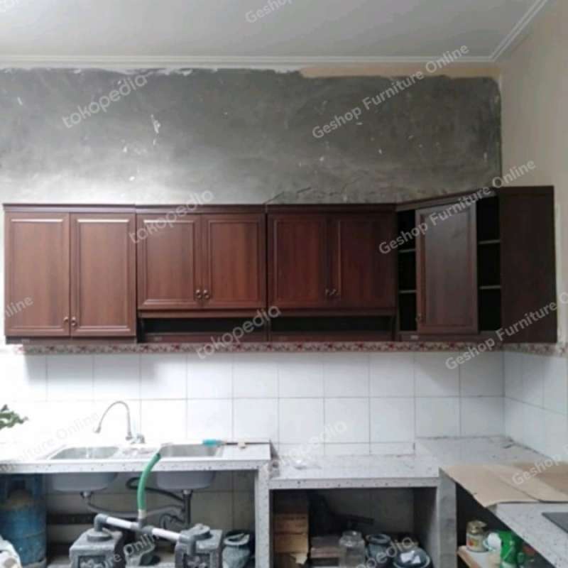 Promo Lemari Dapur Kitchen Set L Minimalis Diskon 17% di Seller Dapoer ...